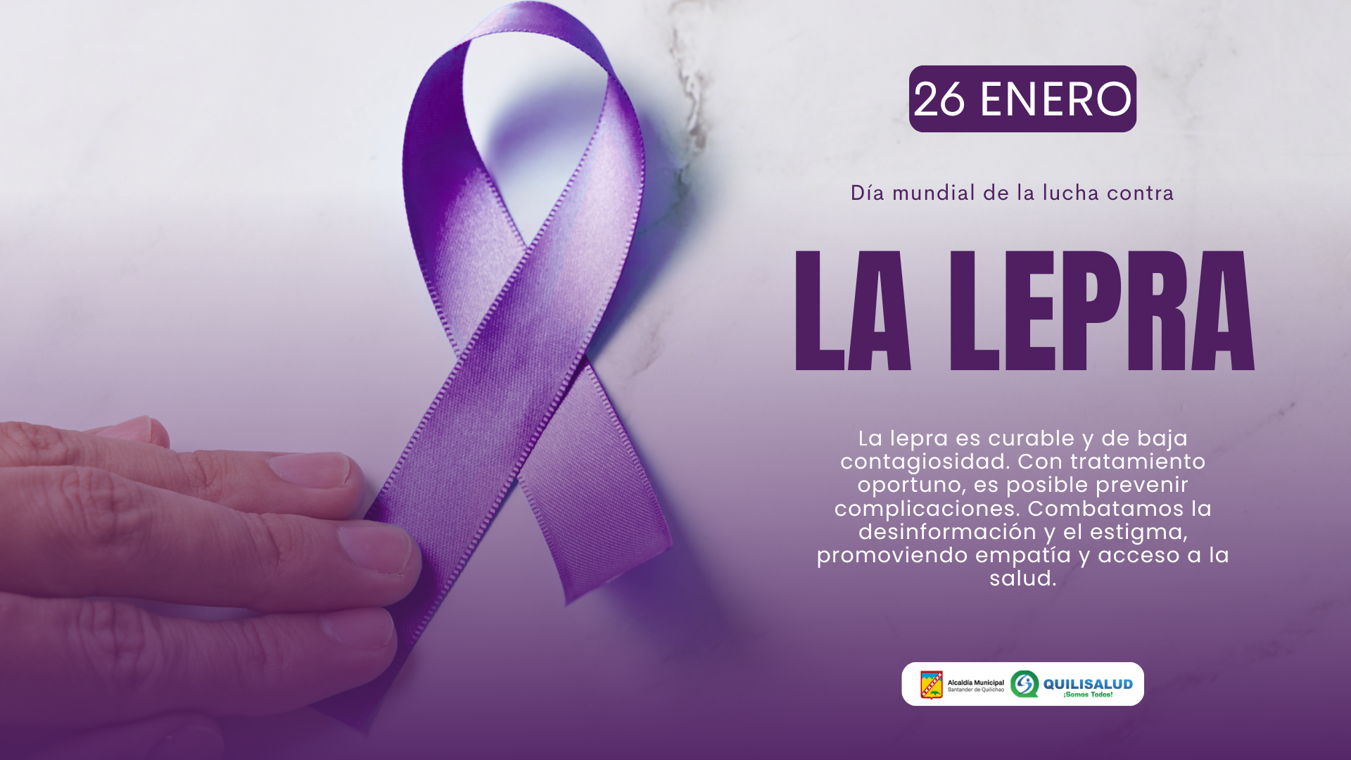 Día Mundial de la Lucha contra la Lepra: Informar para Prevenir y Vencer el Estigma - Quilisalud